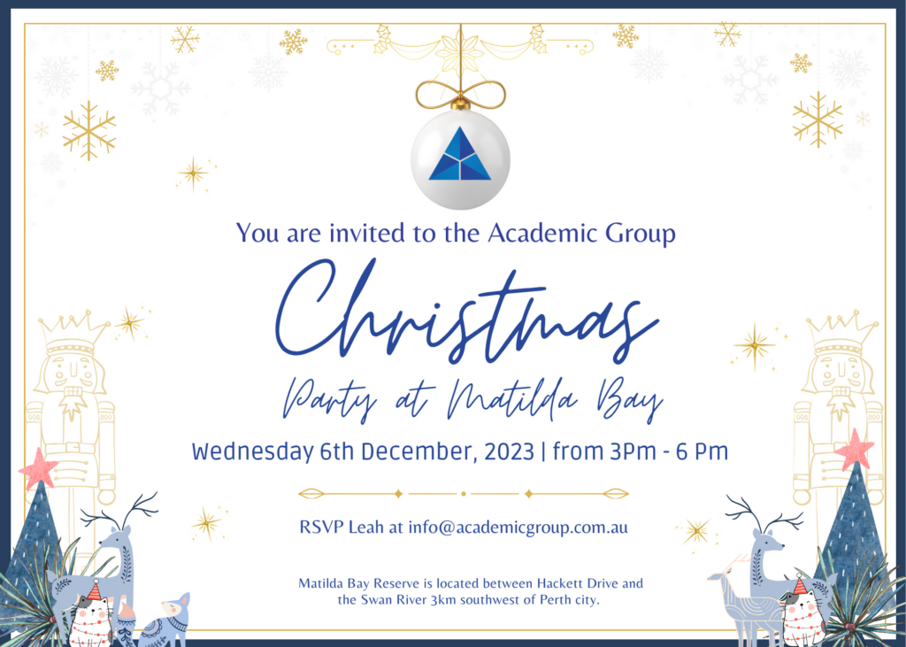 Academic group Christmas Invite - Academic Group